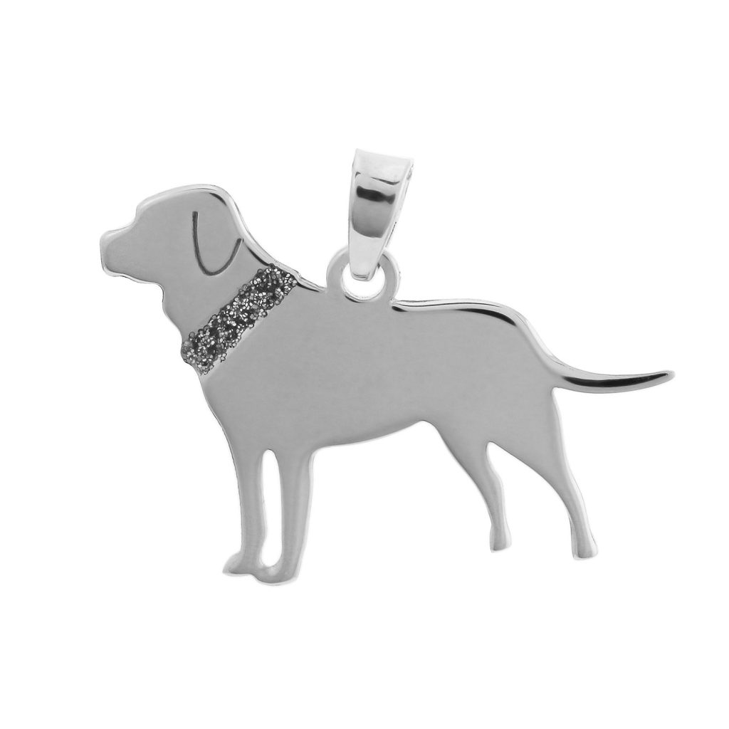 SP-DOG - Sterling Silver Dog Pendant - W J Sutton