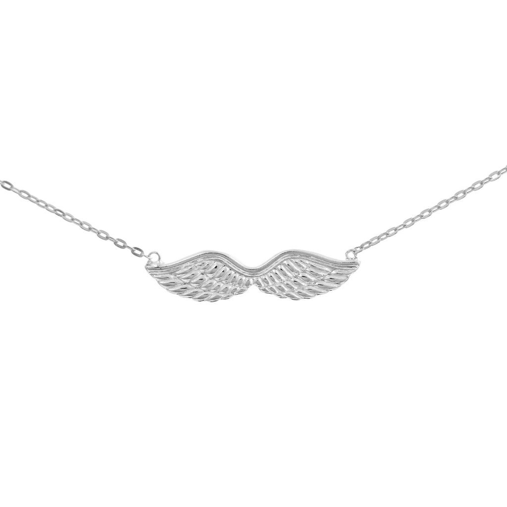 SJ191 - Sterling Silver Angel Wing Chain - W J Sutton